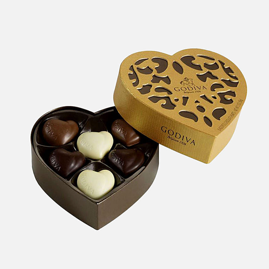 Online Elegant Flower Bouquet & Godiva Chocolates 250 gms Gift Delivery ...