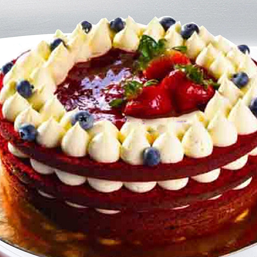 Online Red Forest Cake Gift Delivery in Saudi-arabia - FNP