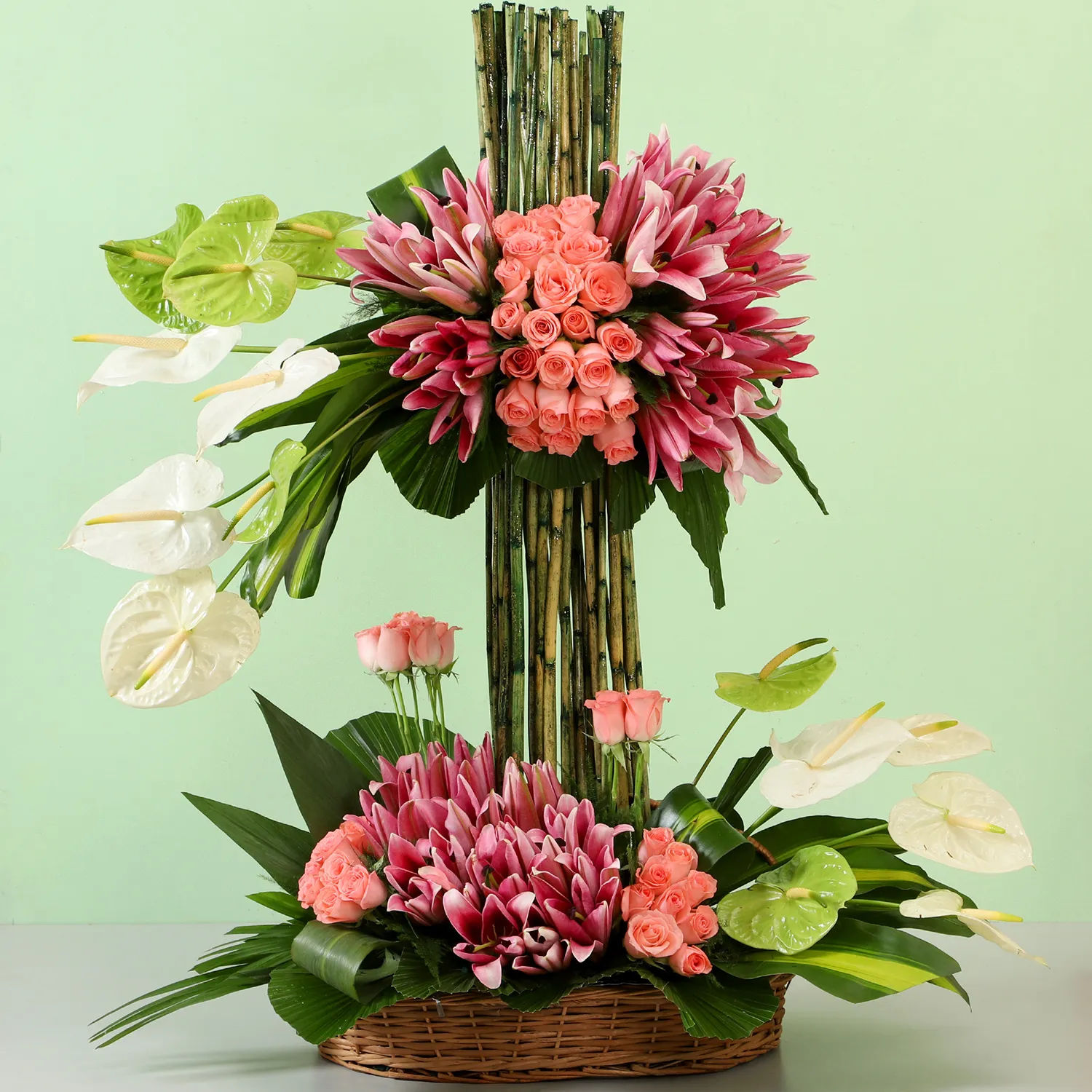 Online Layers Of Flowers Gift Delivery in Saudi-arabia - Fnp.ae