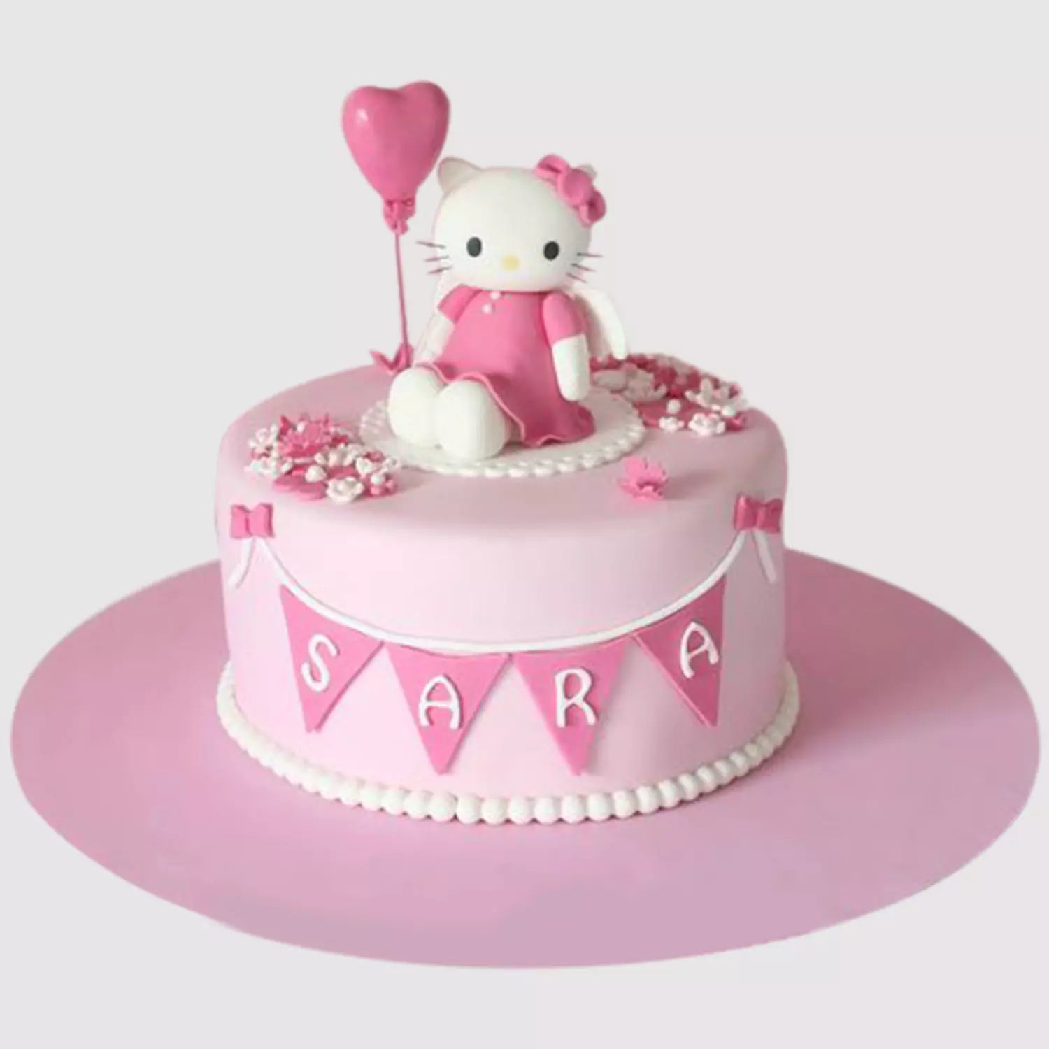 Online Hello Kitty Birthday Party Red Velvet Cake 1 Kg Gift Delivery in ...