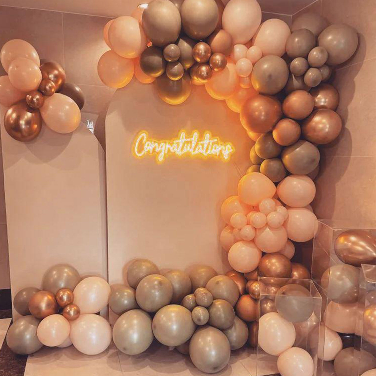 Online Personalised Congratulations Balloon Decor Gift Delivery in ...