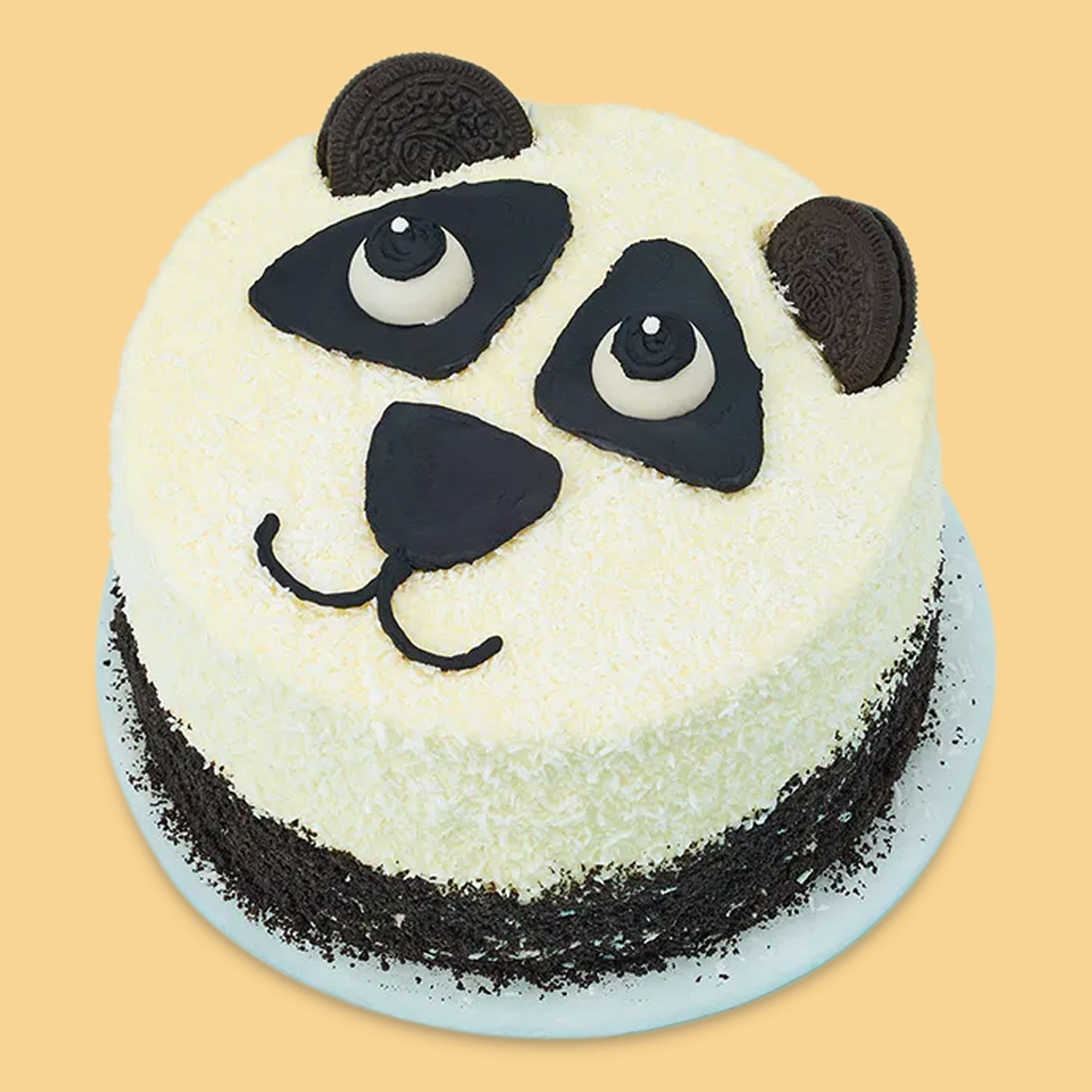 Online Baby Panda Face Cake Chocolate 1 Kg Gift Delivery in Saudi ...