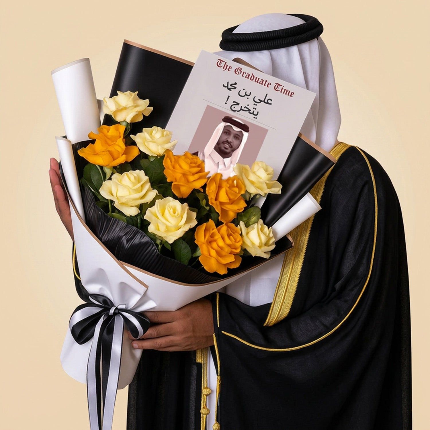 Online MenS Graduation Bouquet N Personalized Congrats Print Gift ...