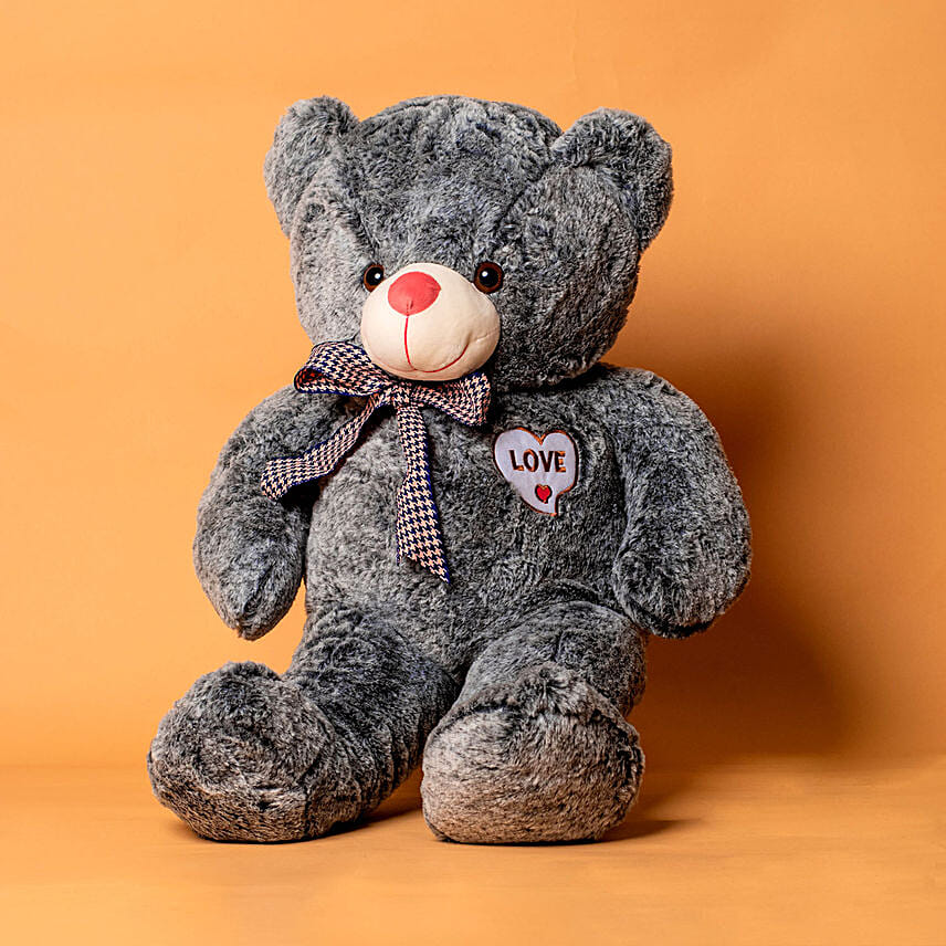 Online Grey Teddy Bear Gift Delivery in Singapore - FNP