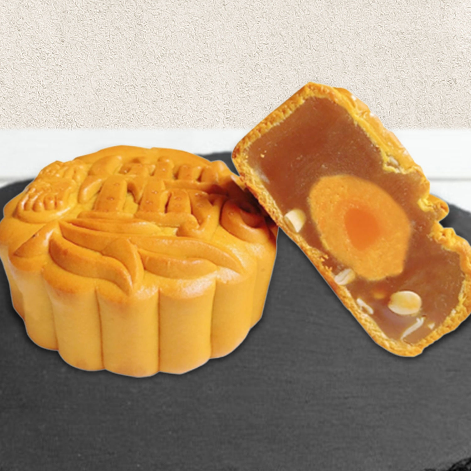 Online Lotus Single Yolk Mooncake Gift Delivery in Singapore - FNP