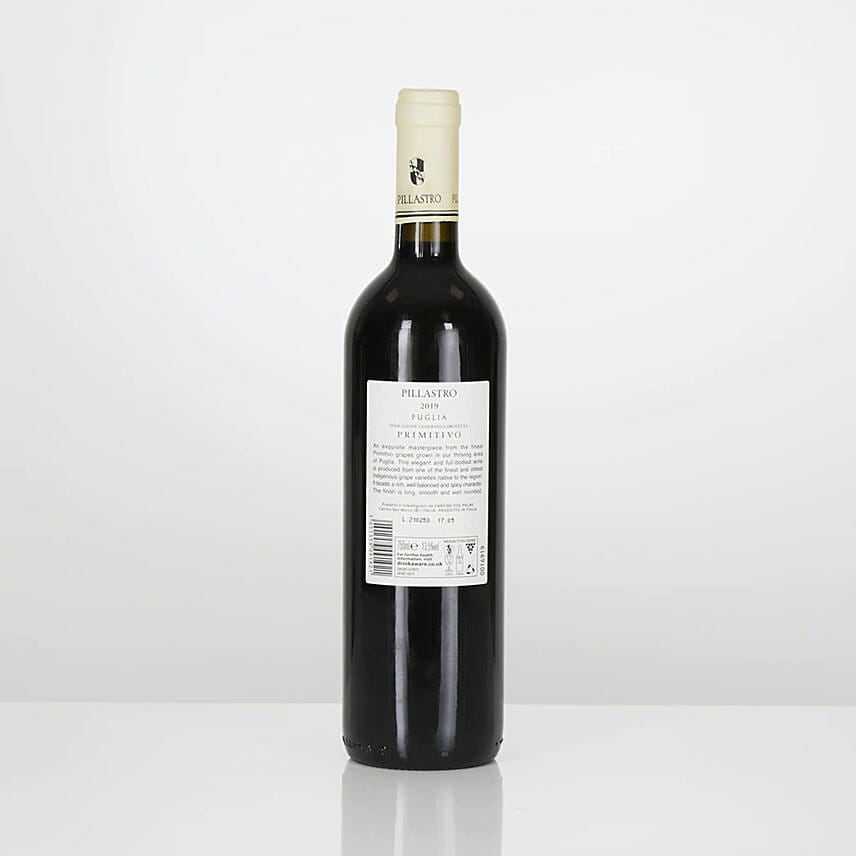 Online Pillastro Primitivo Puglia 2020 Wine Gift Delivery in Uk - FNP