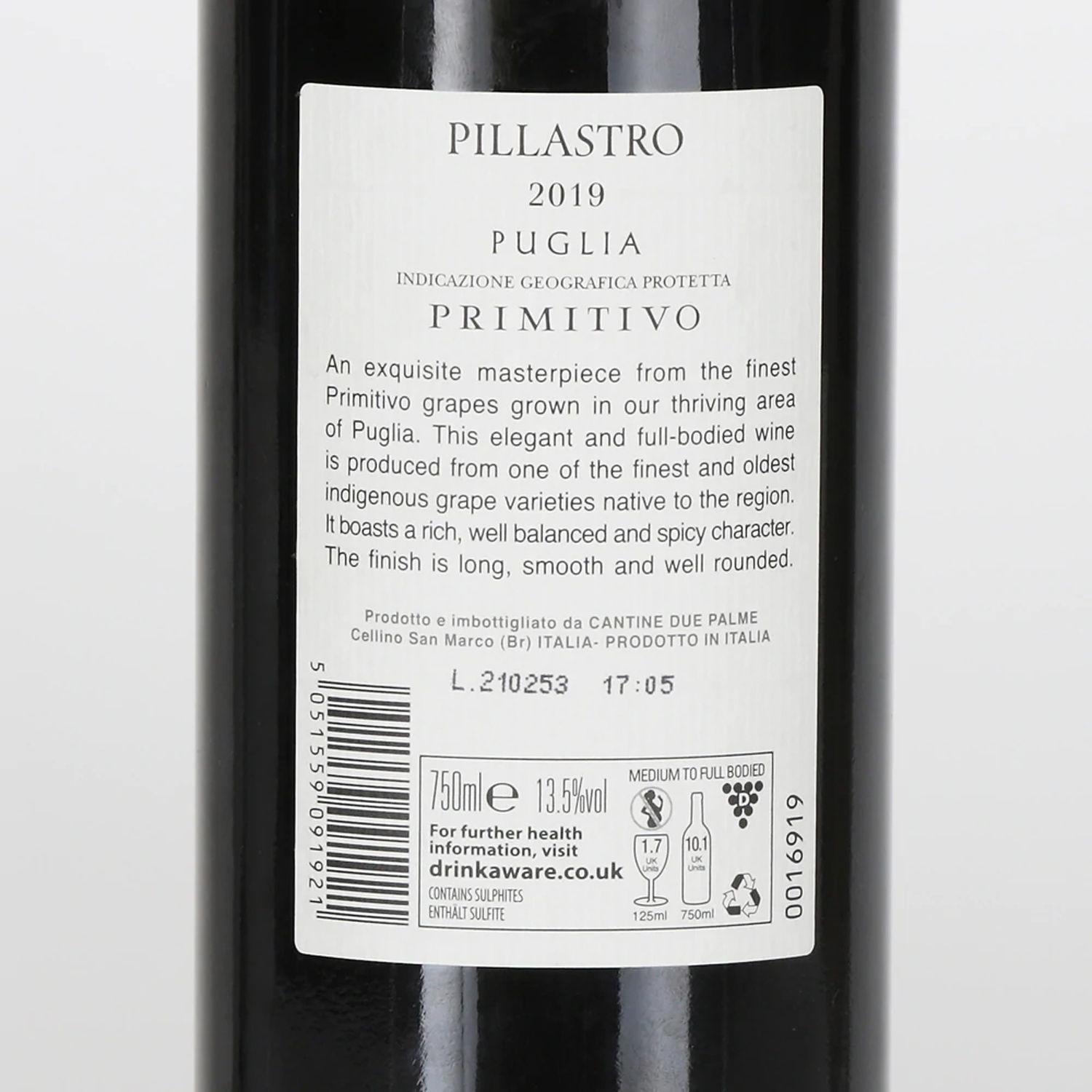 Online Pillastro Primitivo Puglia 2020 Wine Gift Delivery in Uk - FNP