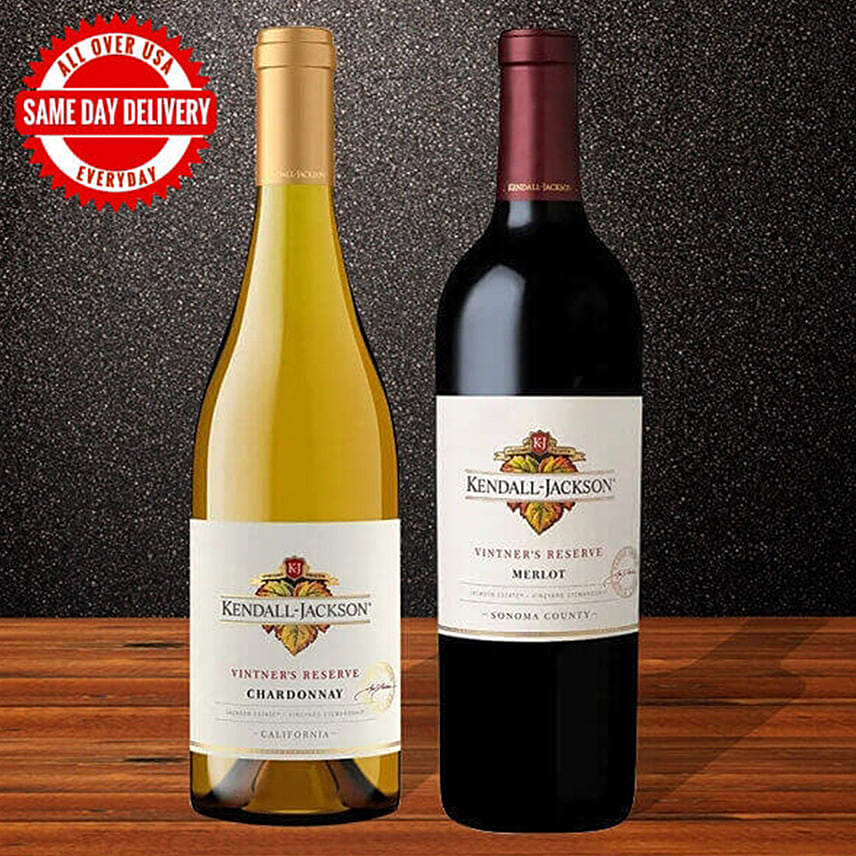 Online Red & White Wine Combo Gift Delivery in Usa - FNP