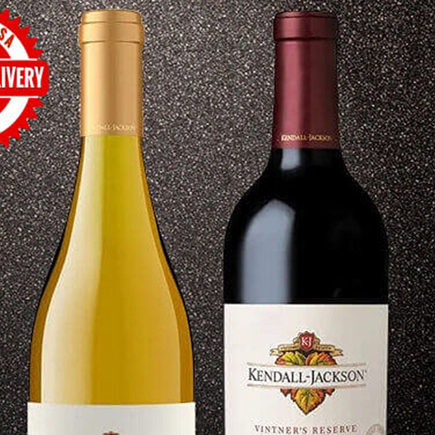 Online Red & White Wine Combo Gift Delivery in Usa - FNP