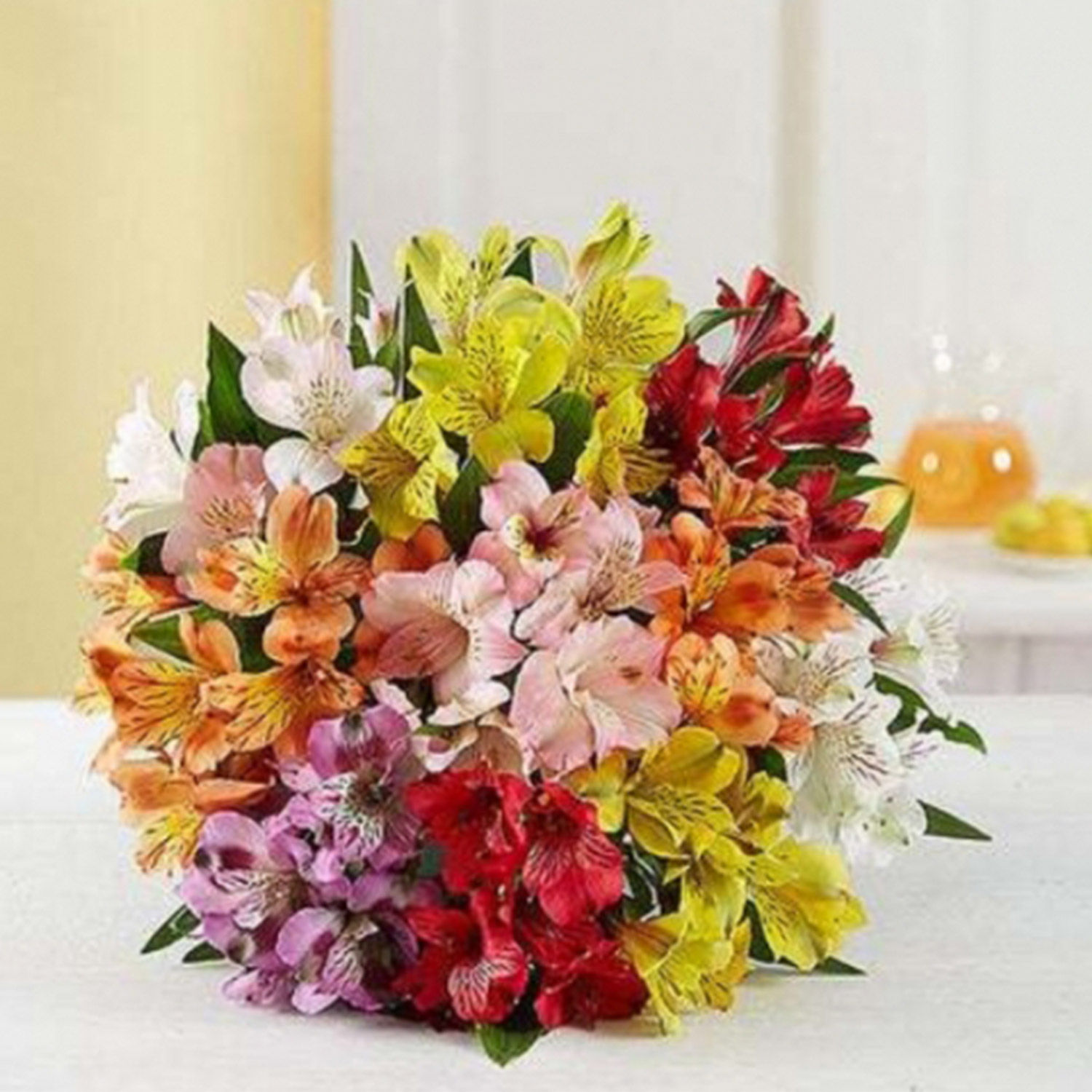 Online Rainbow Lily Bouquet Gift Delivery in Usa - FNP