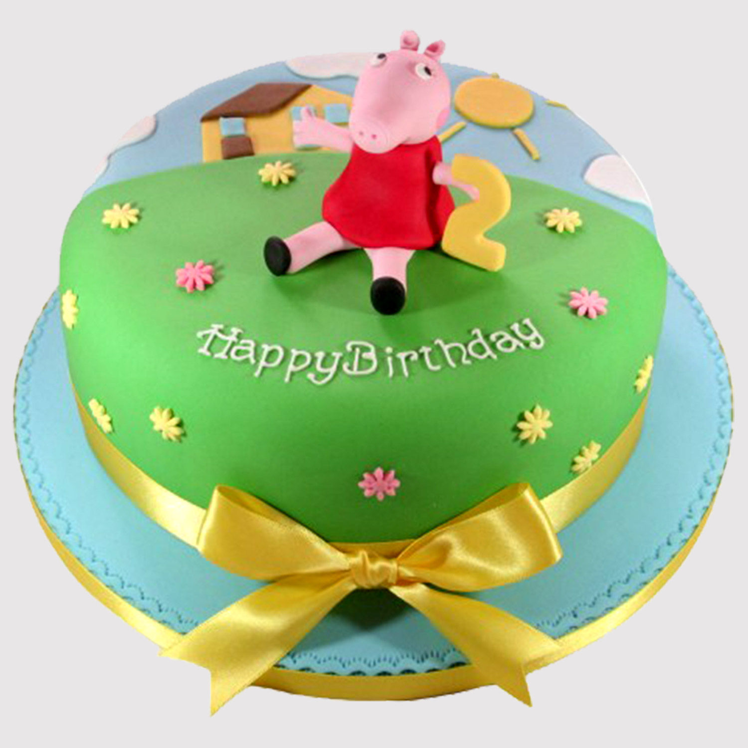 Order Peppa Pig Sunny Day Vanilla Cake Online | Same-Day Delivery UAE ...