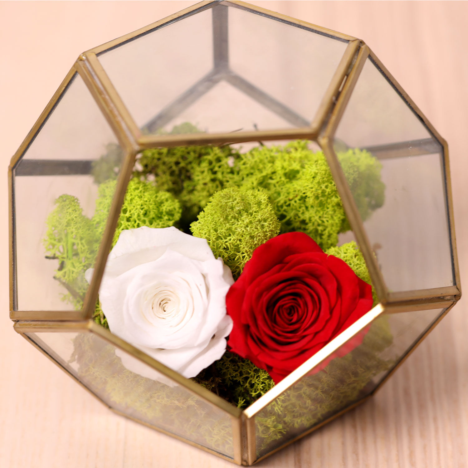Order Red and White Roses In Designer Base Online | Same-Day Delivery ...