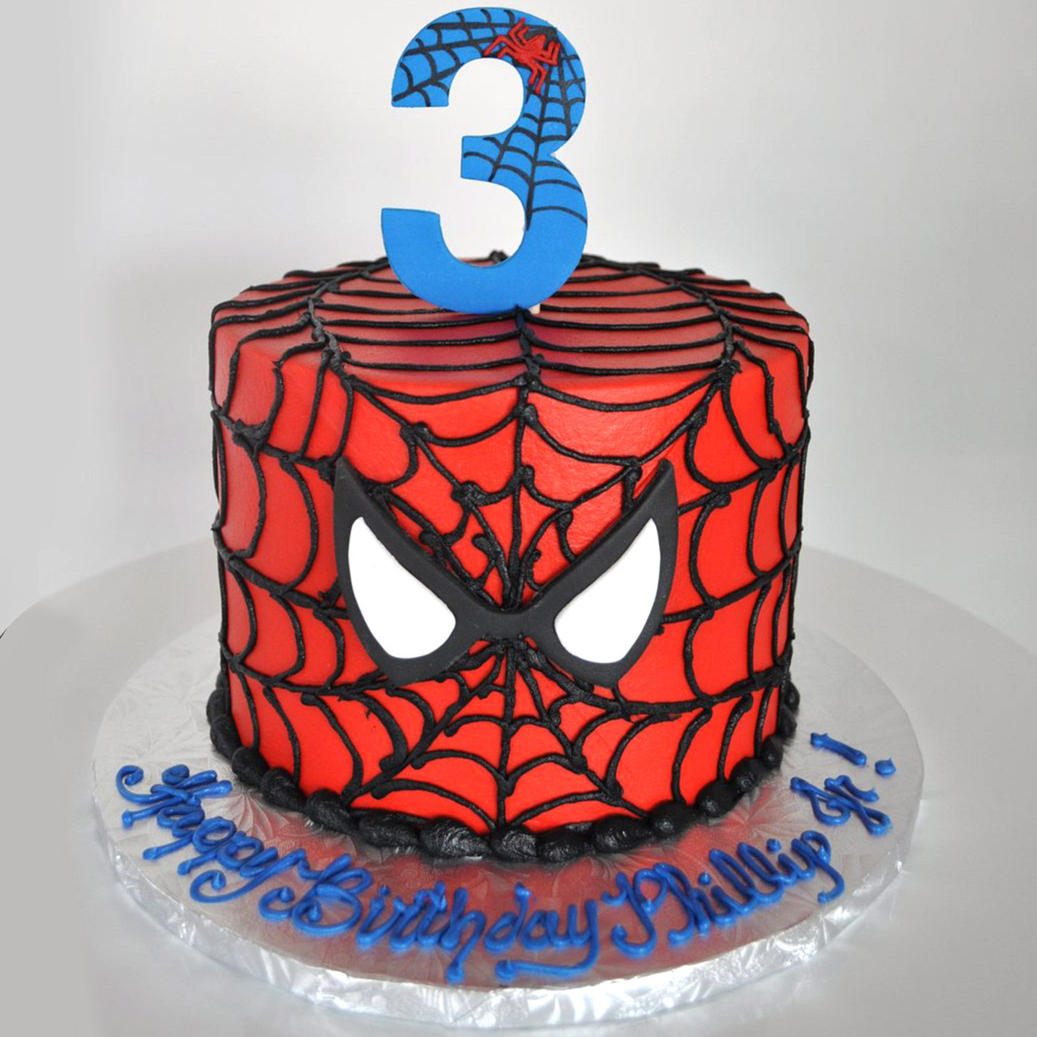 Online Special Spiderman Red Velvet Cake Gift Delivery in UAE - FNP
