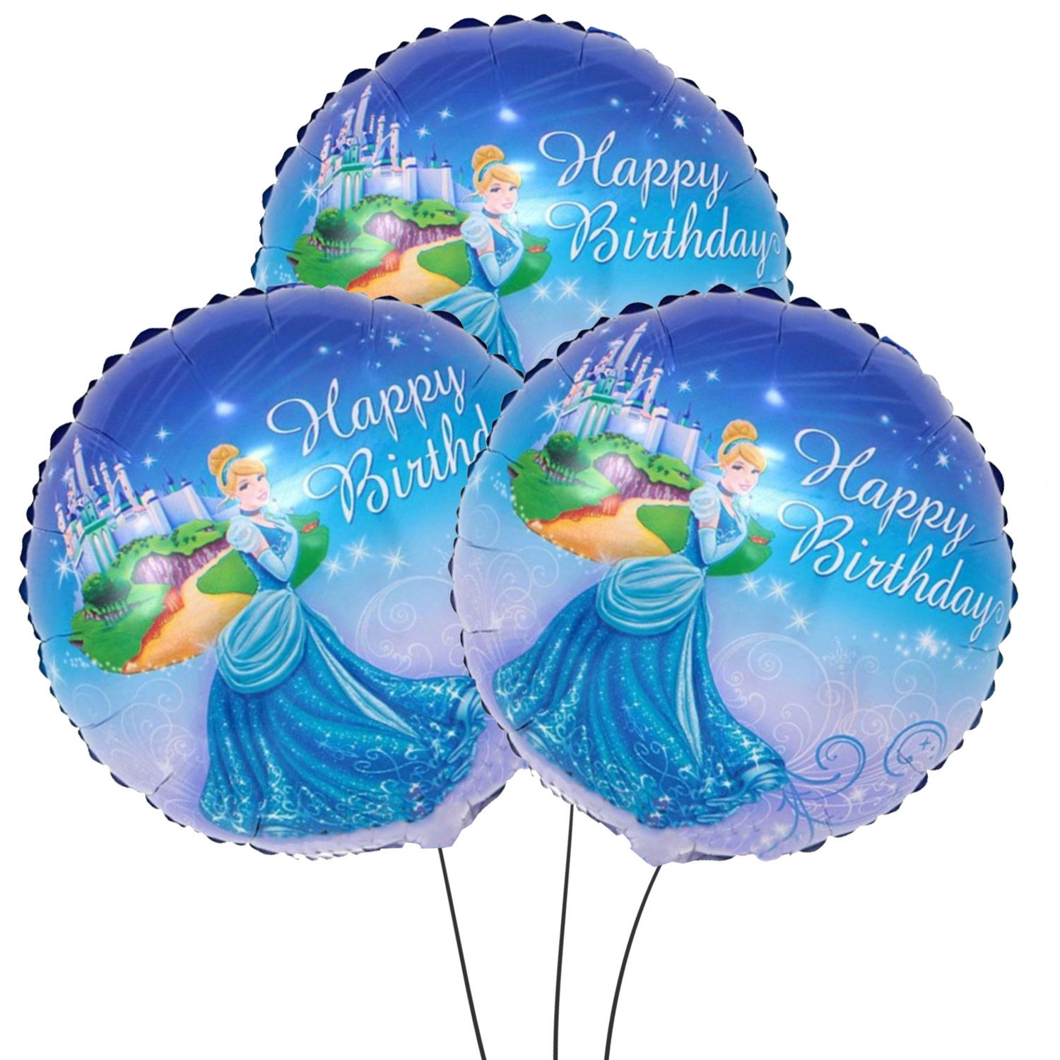 Order Cinderella Foil Balloons 3 Online | Same-Day Delivery UAE - Fnp.ae