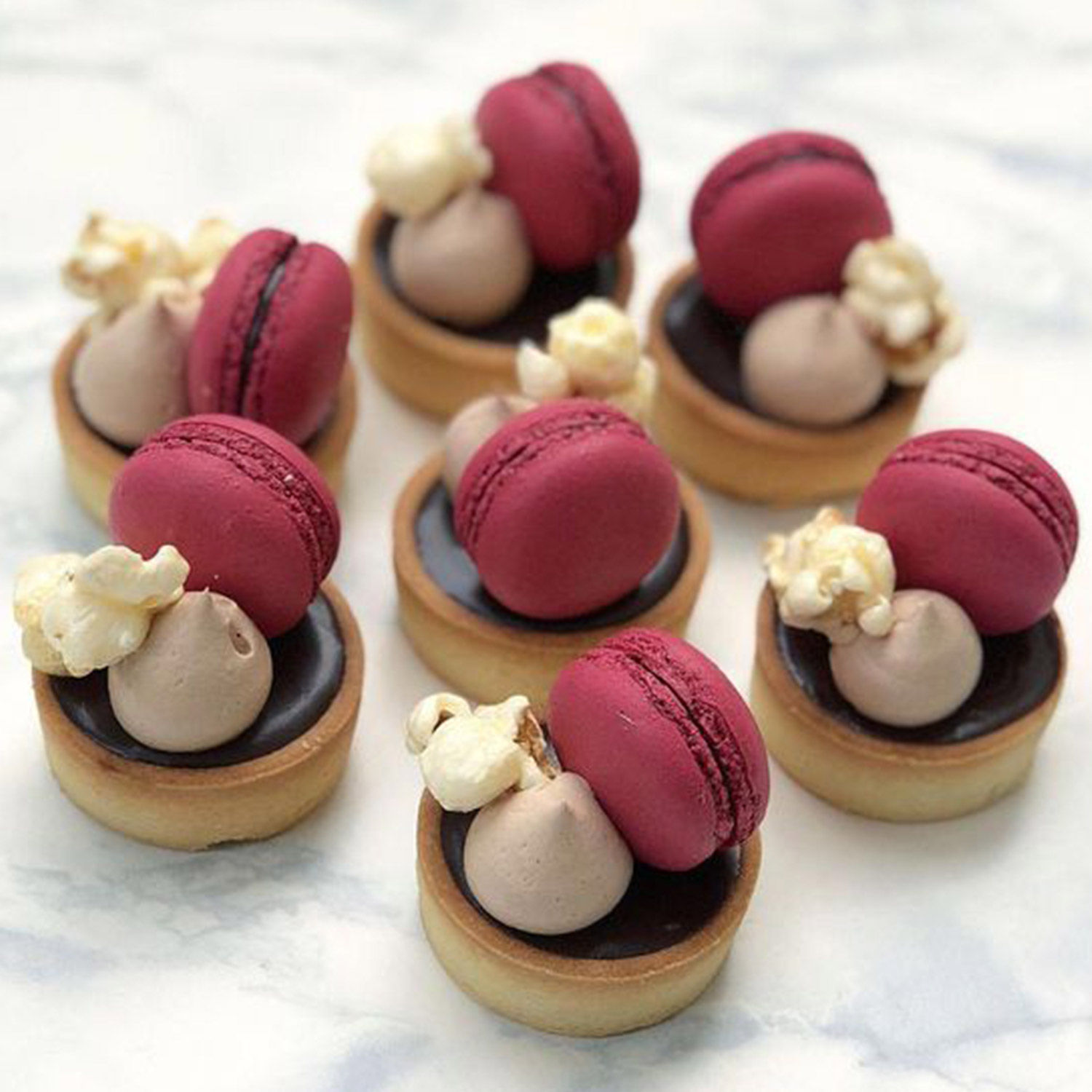 Order Chocolate Macaroon Mini Tarts Set of 6 Online | Same-Day Delivery ...