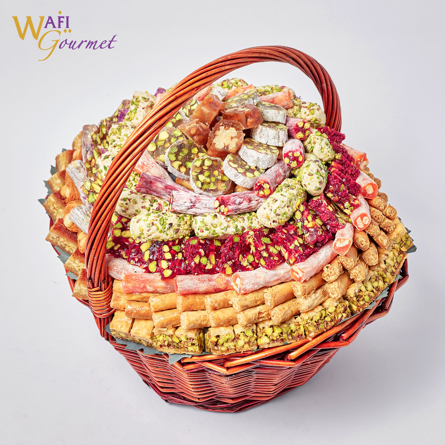 Order Basket of Mix Baklava and Turkish Delight Online | Same-Day ...
