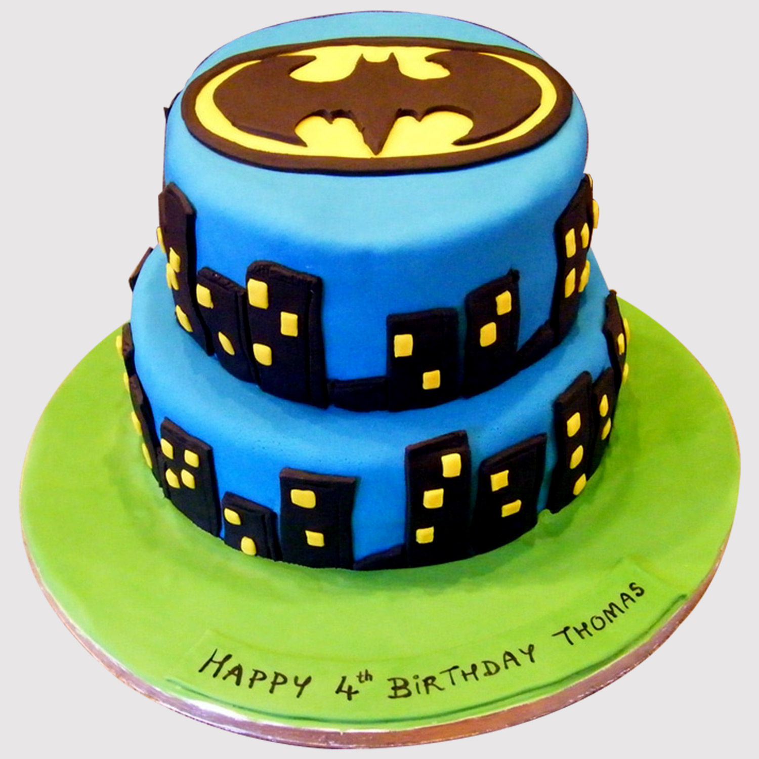 Order 2 Tier Batman Red Velvet Cake Online | Same-Day Delivery UAE - Fnp.ae