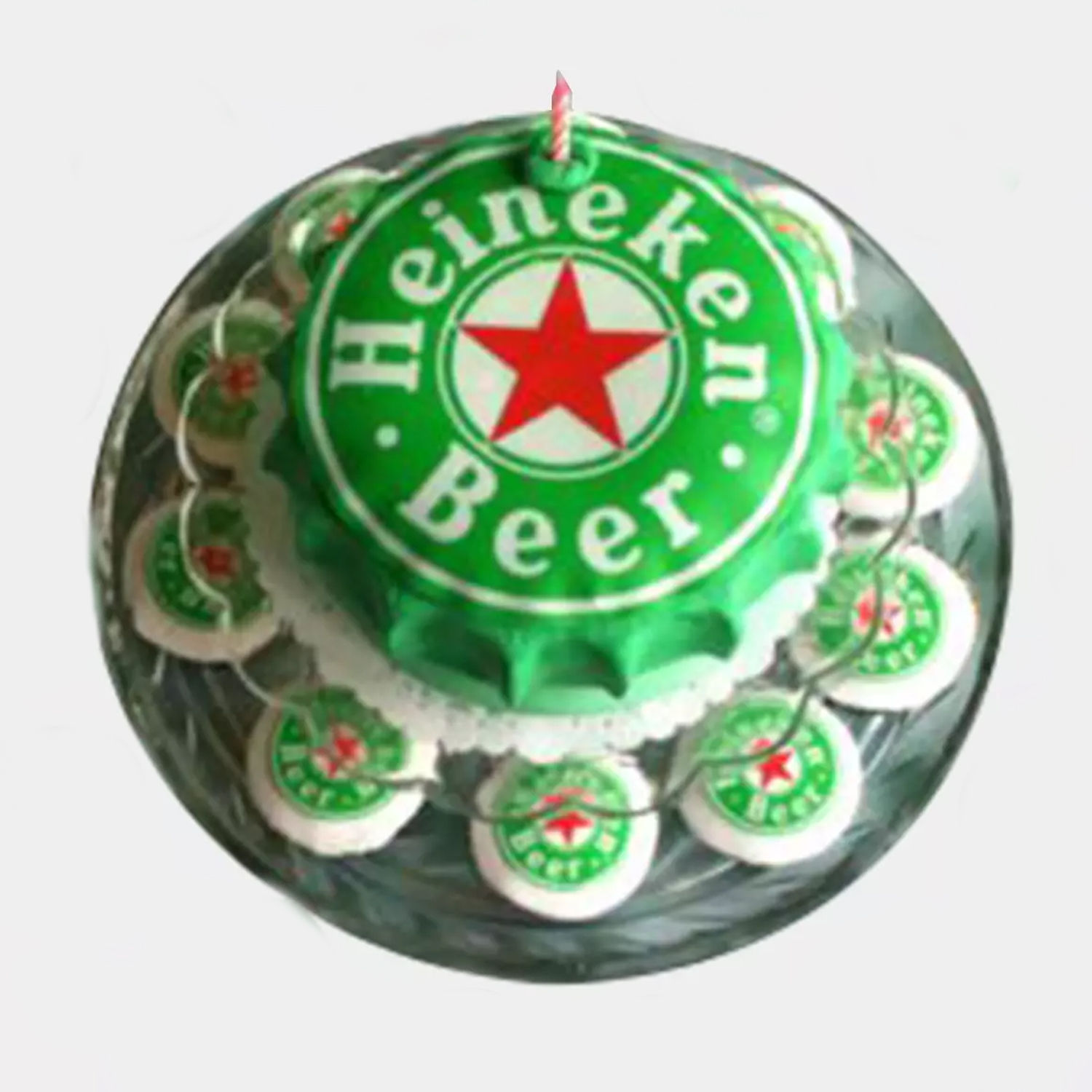 Order Heineken Designer Cake with Cupcakes Chocolate Online | Same-Day ...