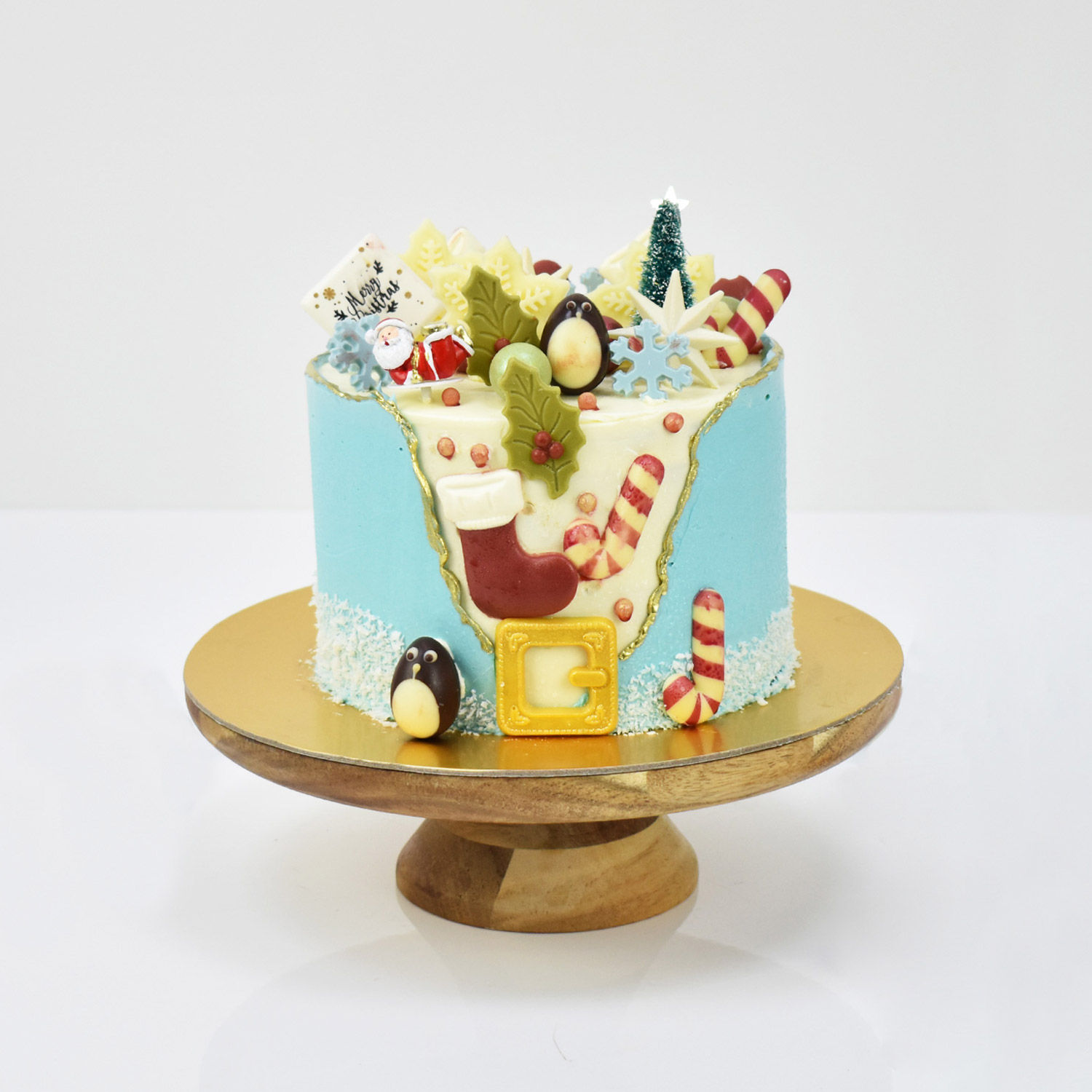 Order Christmas Theme Designer Cake Online | Same-Day Delivery UAE - Fnp.ae