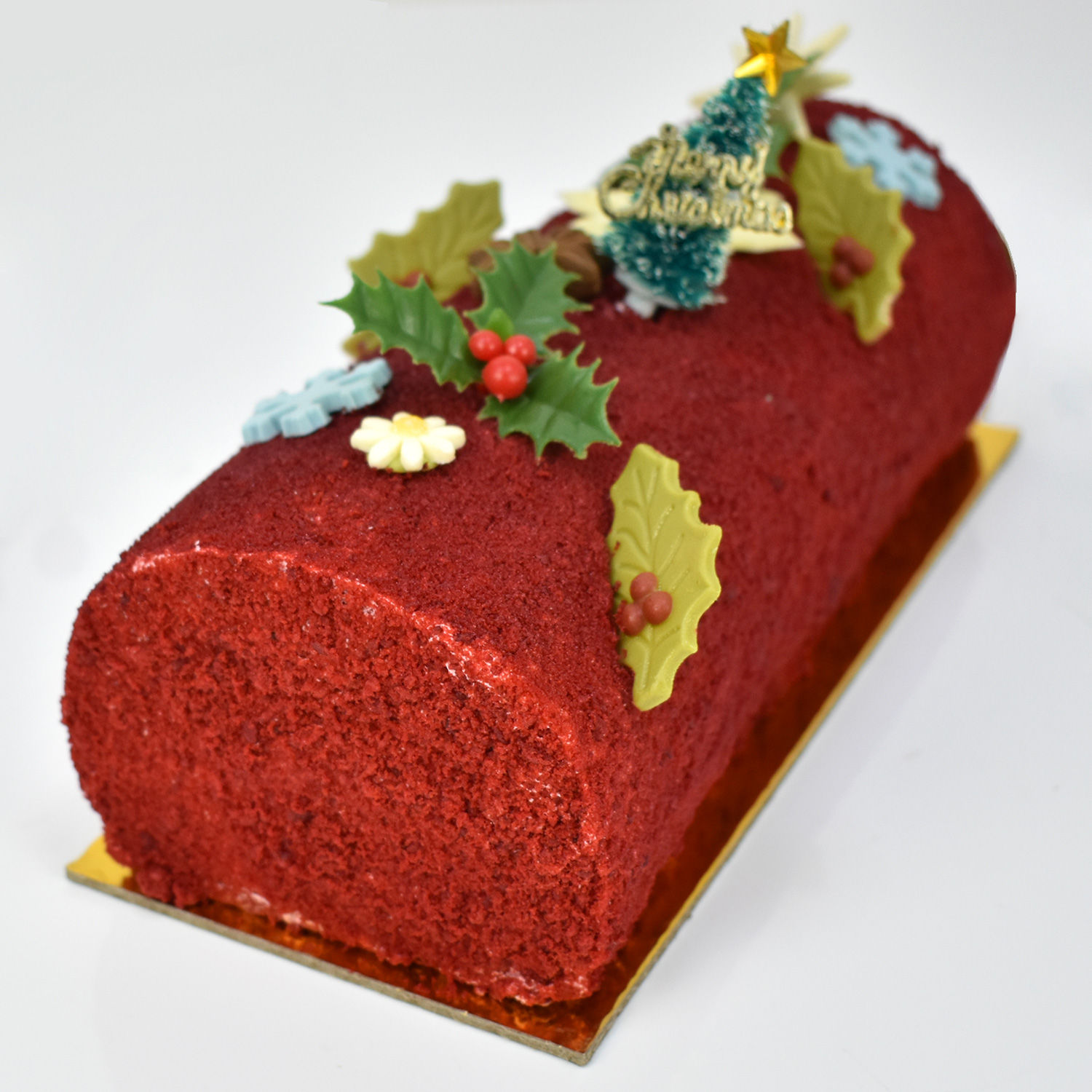 Online Flavoursome Red Velvet Log Cake Gift Delivery in UAE - FNP