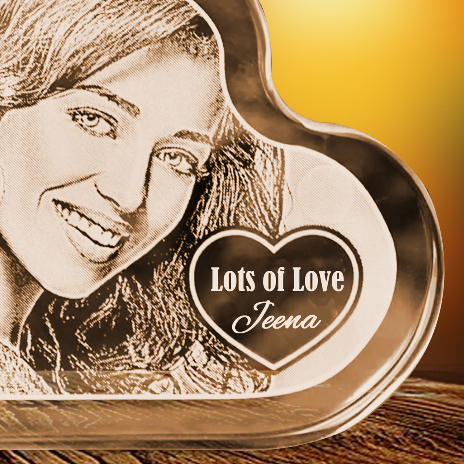 Order Love You Personalised Plaque Online | Same-Day Delivery UAE - Fnp.ae