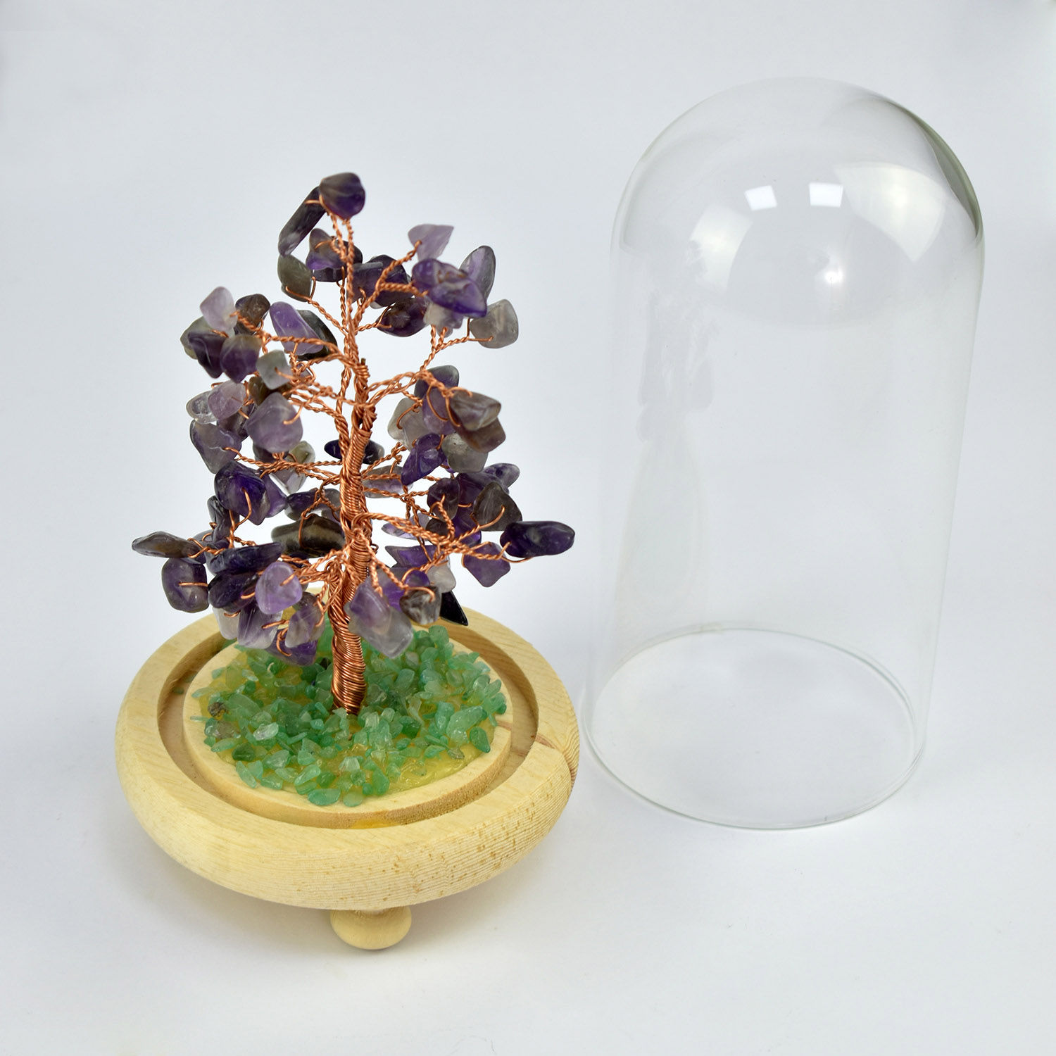Order Purple Gemstones Wish Tree in Dome Online | Same-Day Delivery UAE ...