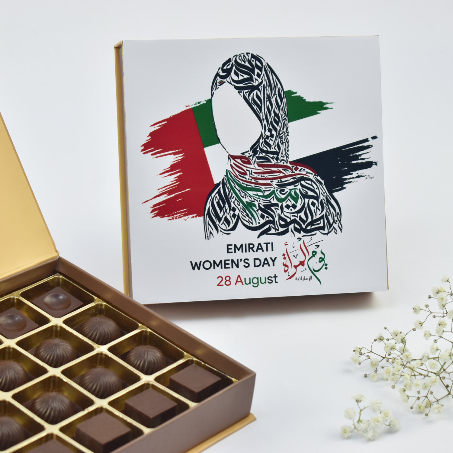 Order Emirati Women Day Chocolate Box Online | Same-Day Delivery UAE ...