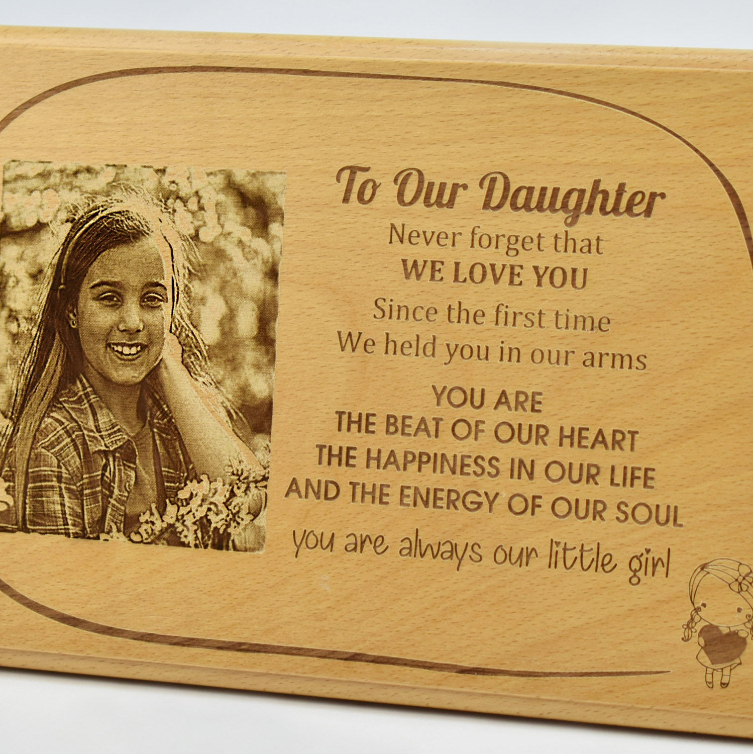 Order Dear Daugther Personalised Plaque Online | Same-Day Delivery UAE ...