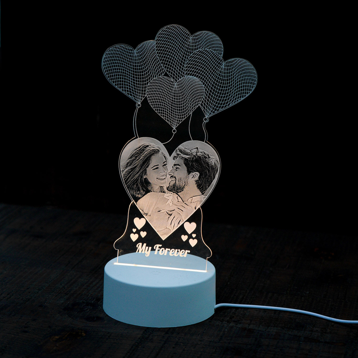 Order Celebrating Love Personalised LED Lamp Online | Same-Day Delivery ...