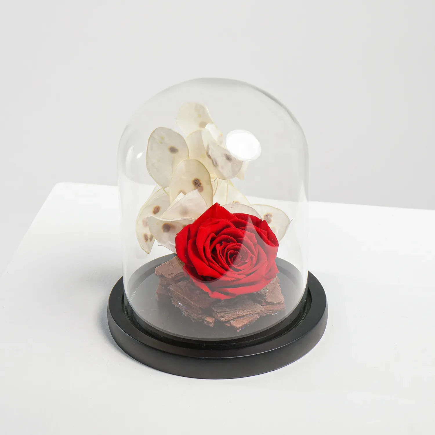 Online Red Forever Rose In Glass Dome Gift Delivery in UAE - FNP