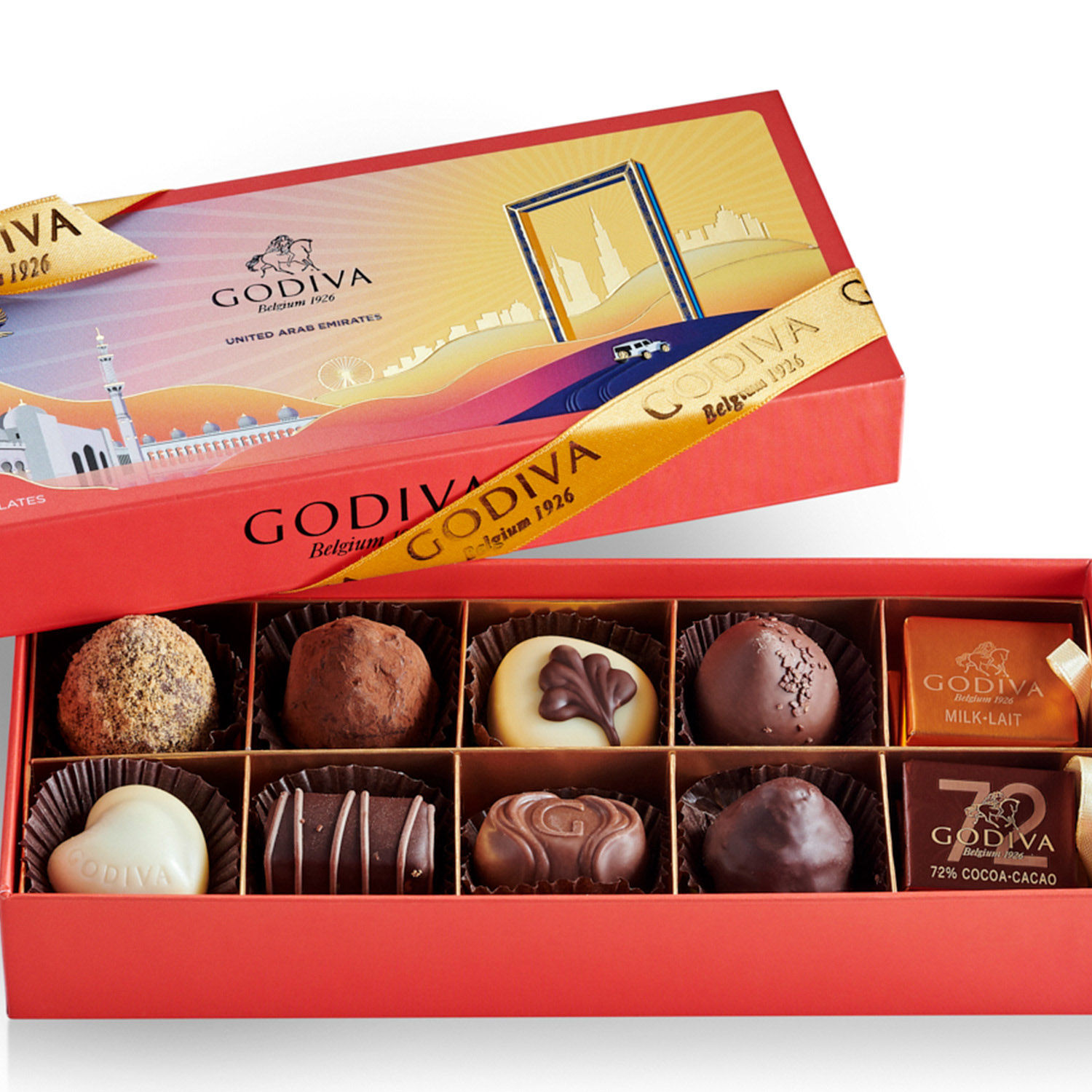 Order National Day Gift Box By Godiva 10pcs Online | Same-Day Delivery ...
