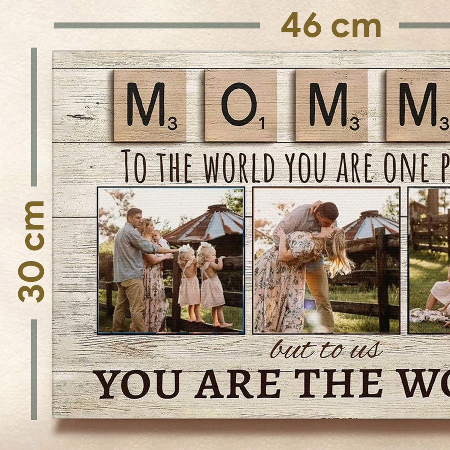 Order Personalised Canvas Photo Frame For MOM Online | Same-Day ...