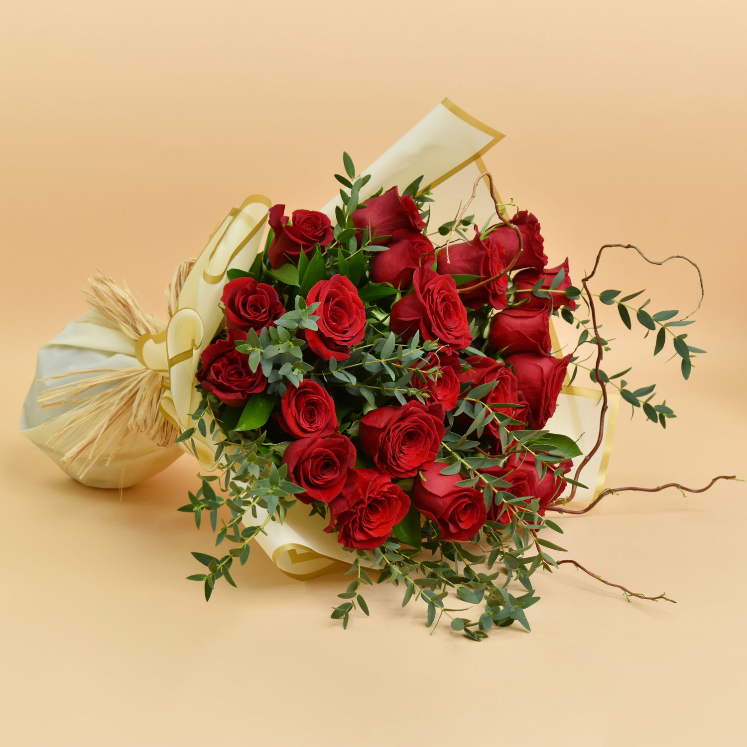 Order 20 Red Roses Mesmerizing Bouquet Online | Same-Day Delivery UAE ...