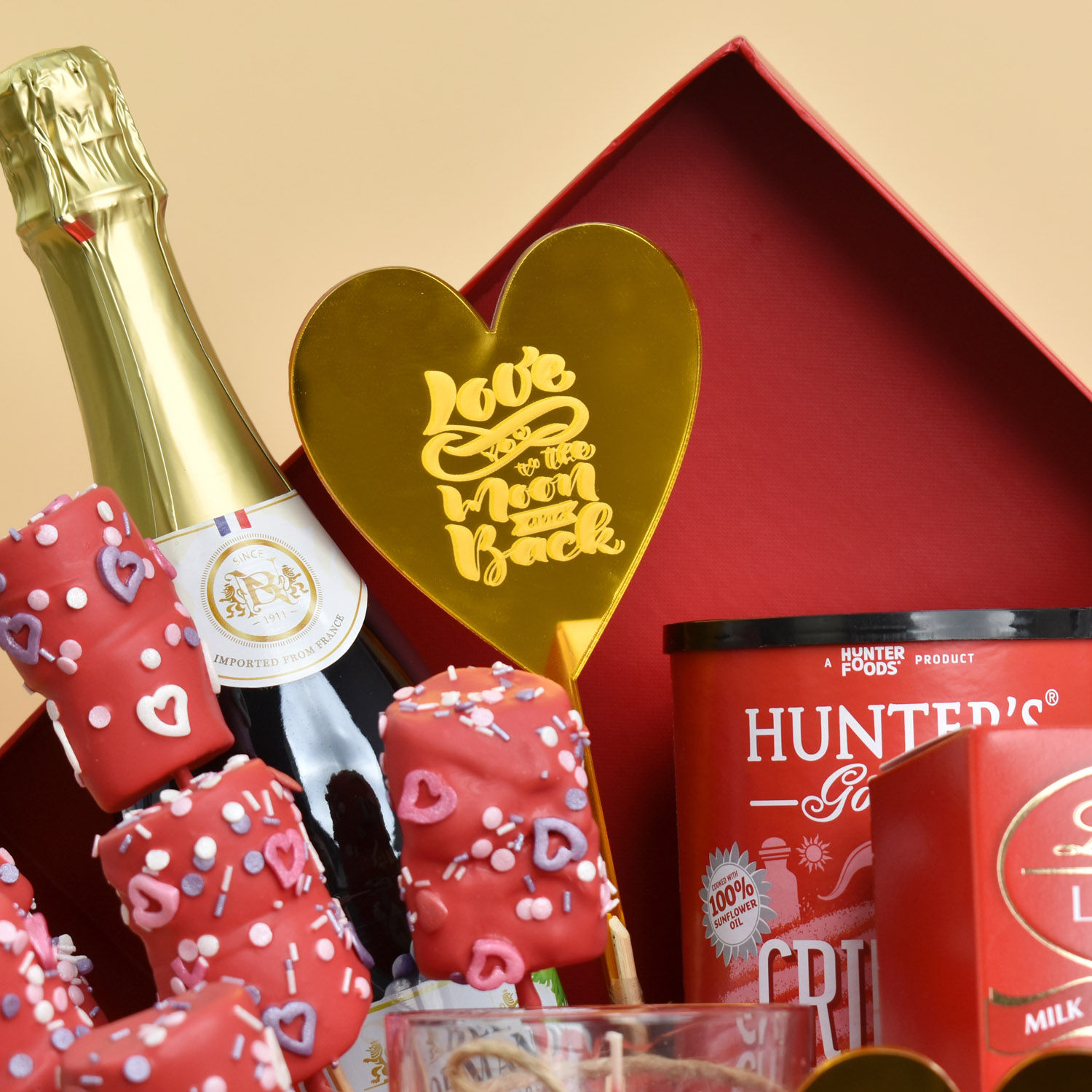 Order The Red Box Love Hamper Online | Same-Day Delivery UAE - Fnp.ae
