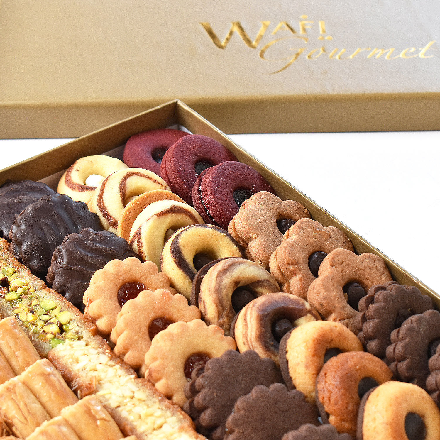 Order Petit Four and Asoorted Baklava Box Large By Wafi Online | Same ...
