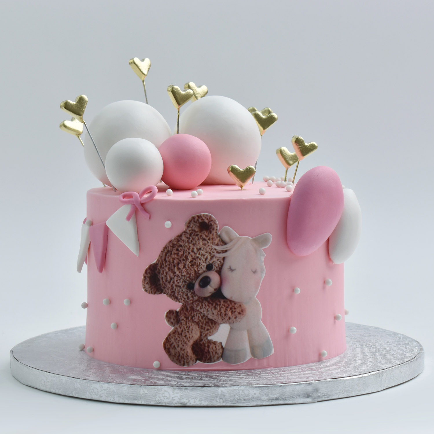 Order Cute Teddy Red Velvet Cake Online | Same-Day Delivery UAE - Fnp.ae