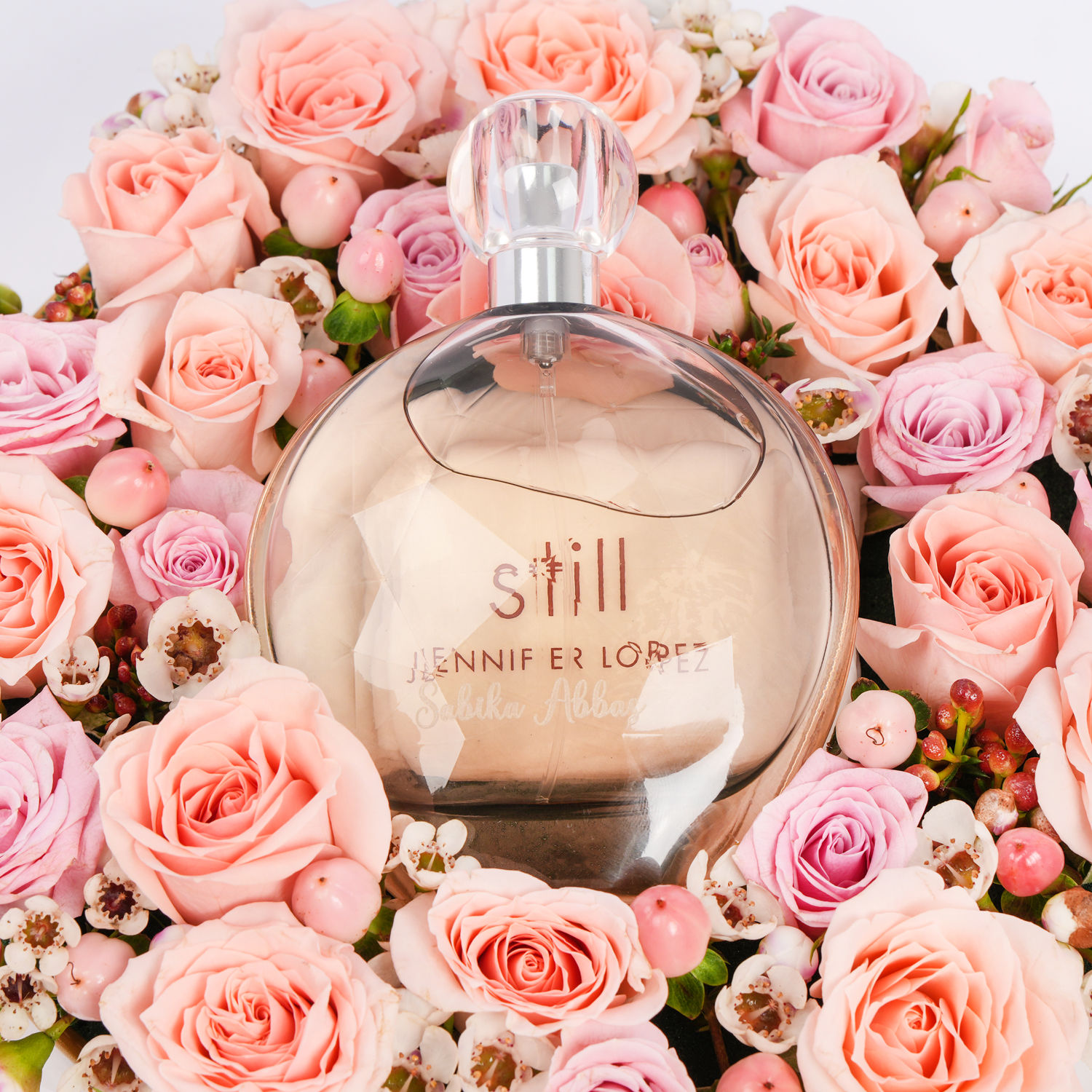 Online Peachy Pink Perfume Hamper Gift Delivery in UAE - FNP