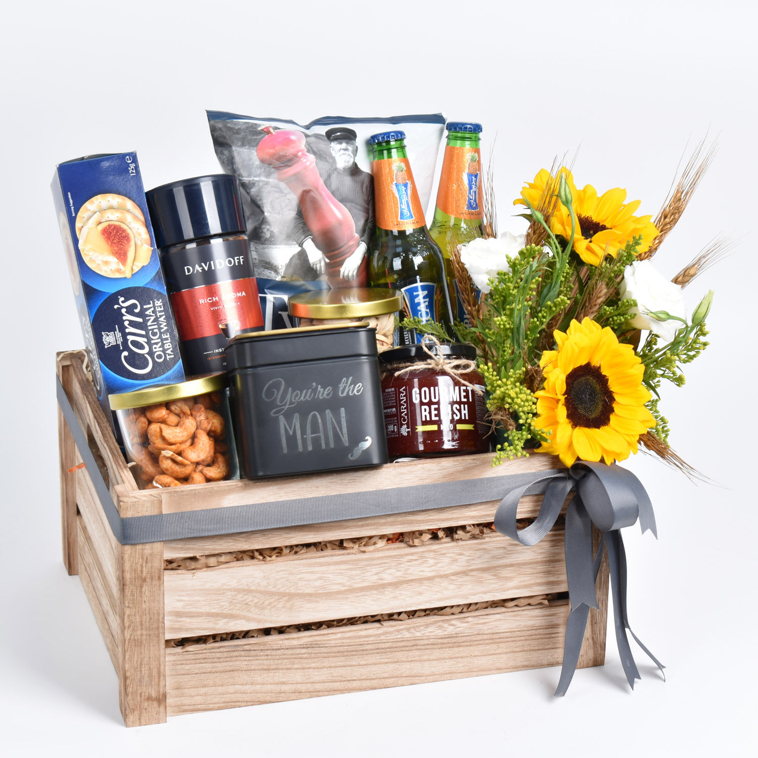 Order You are the Man Drinks and Munchies Crate Online | Same-Day ...