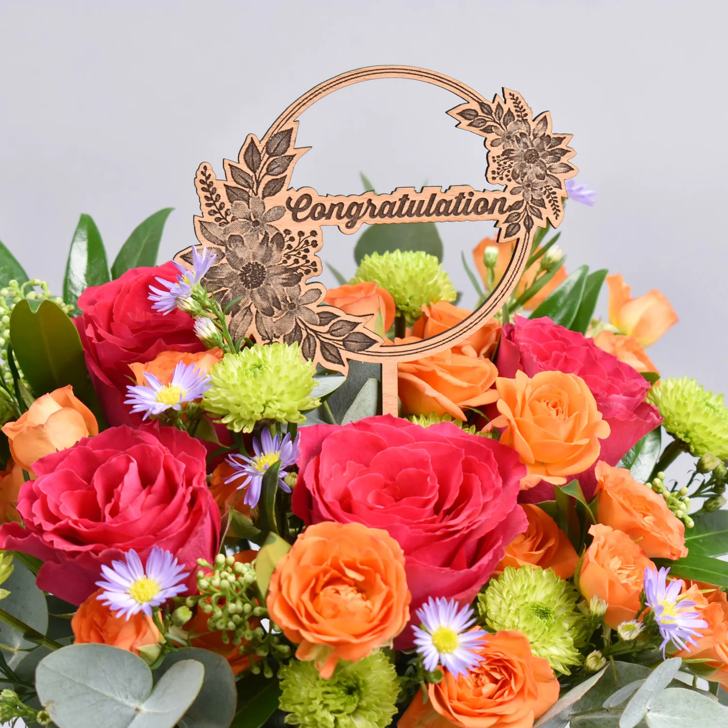 Order Congratulations Flowers Vase Online | Same-Day Delivery UAE - Fnp.ae