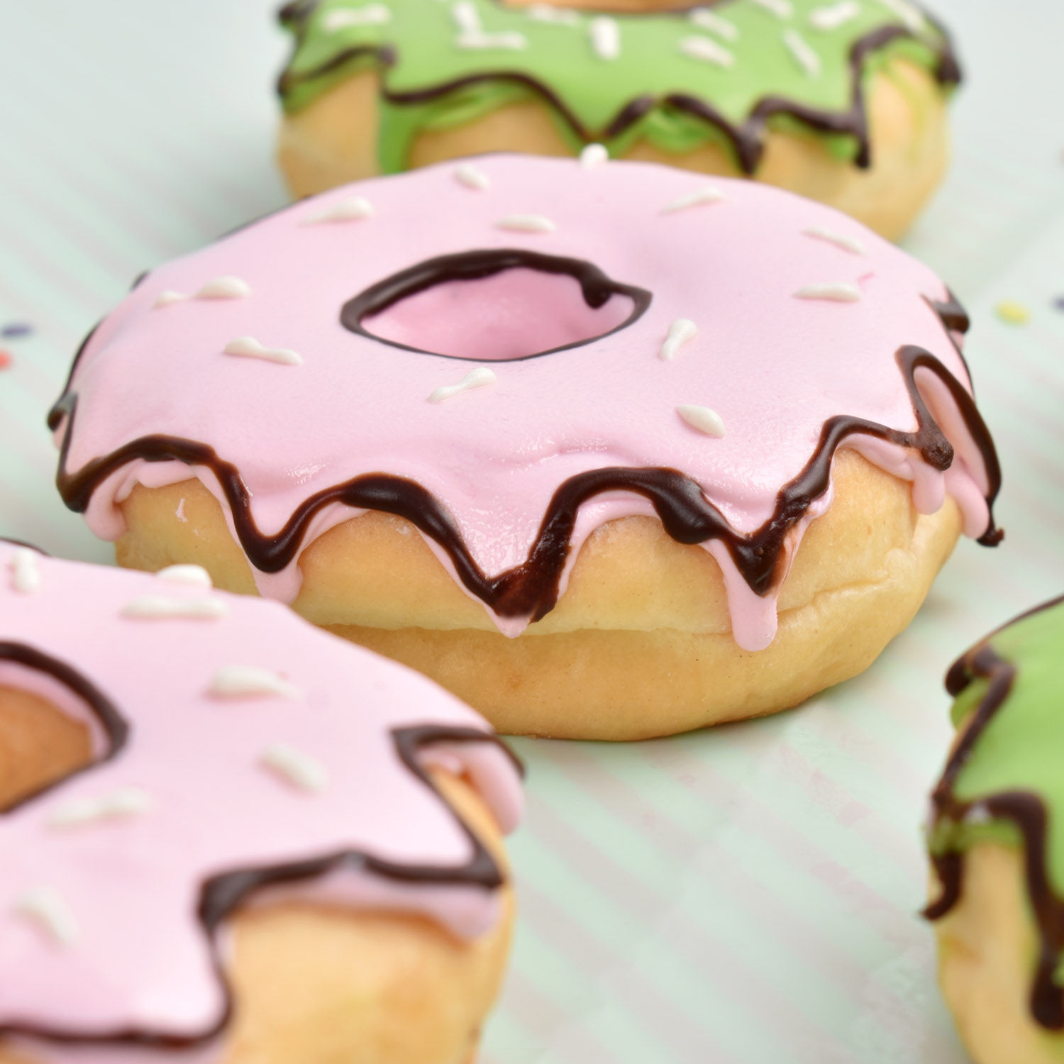 Online 2D Shaped Design Donuts Gift Delivery in UAE - FNP