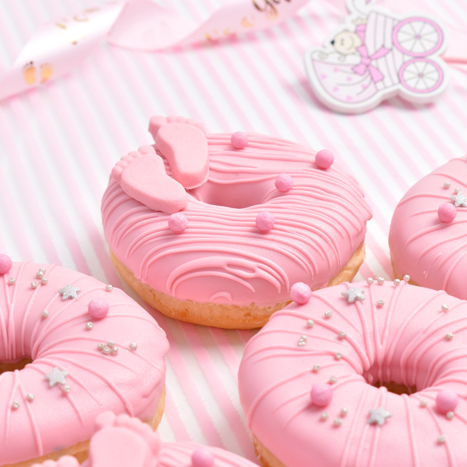 Order New Born Donuts For Baby Girl Online | Same-Day Delivery UAE - Fnp.ae
