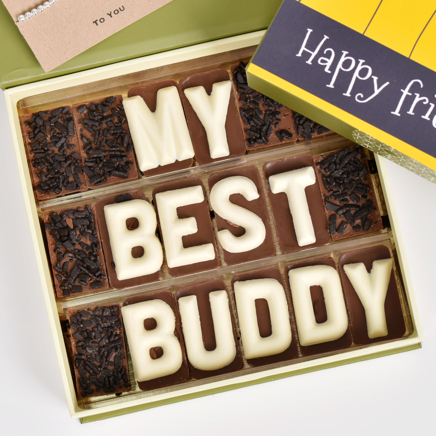 Order My Best Buddy Chocolates With Friendship Band Online | Same-Day ...