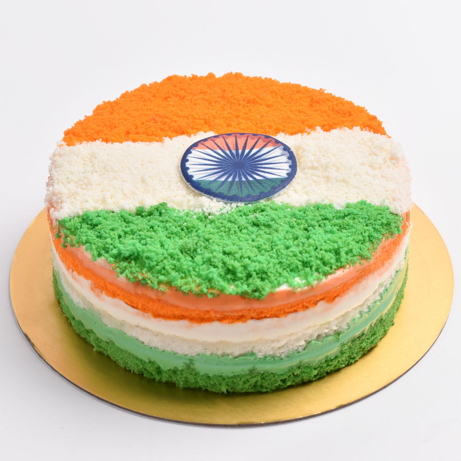 Order Indian Flag Cake 4 Portions Online | Same-Day Delivery UAE - Fnp.ae