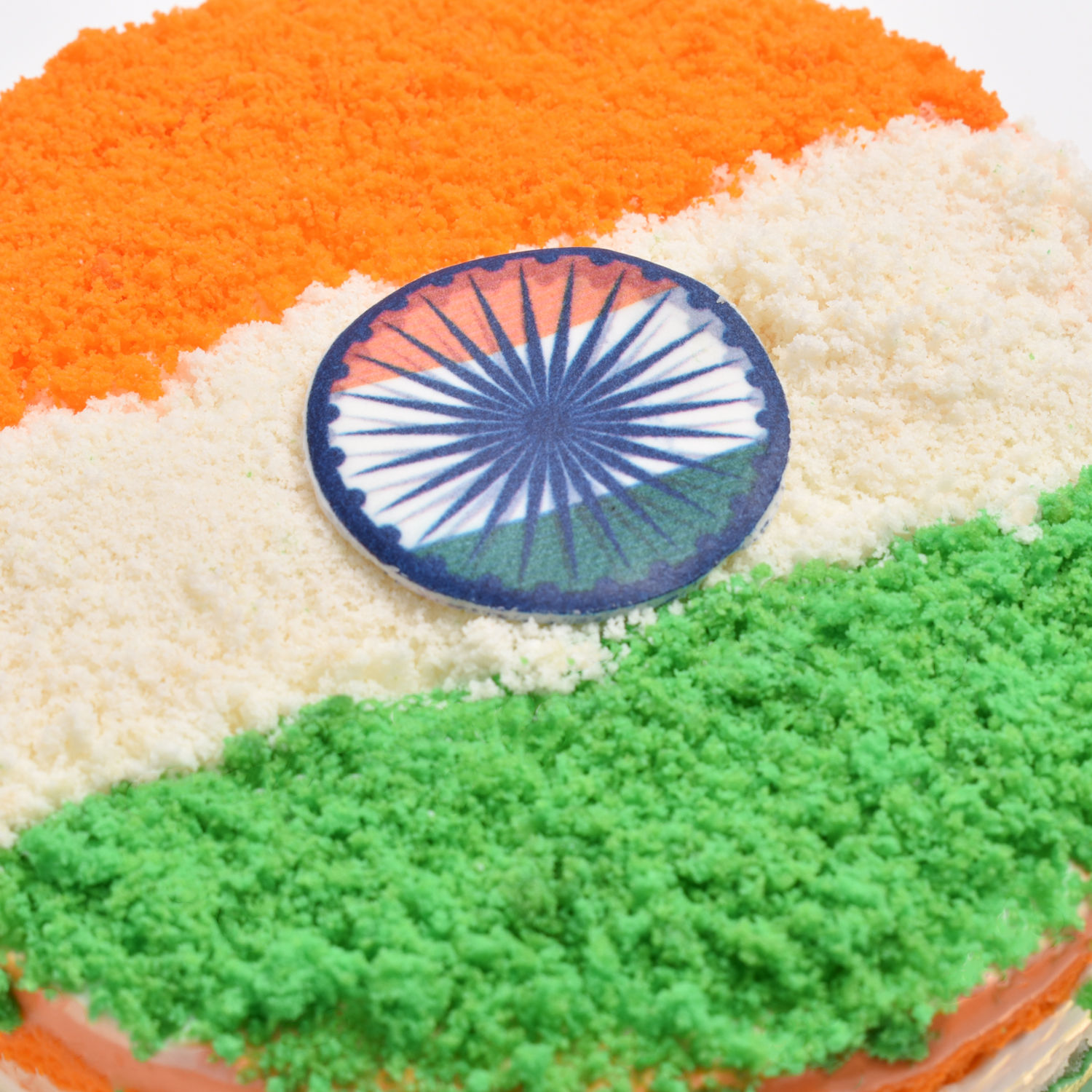 Order Indian Flag Cake 4 Portions Online | Same-Day Delivery UAE - Fnp.ae