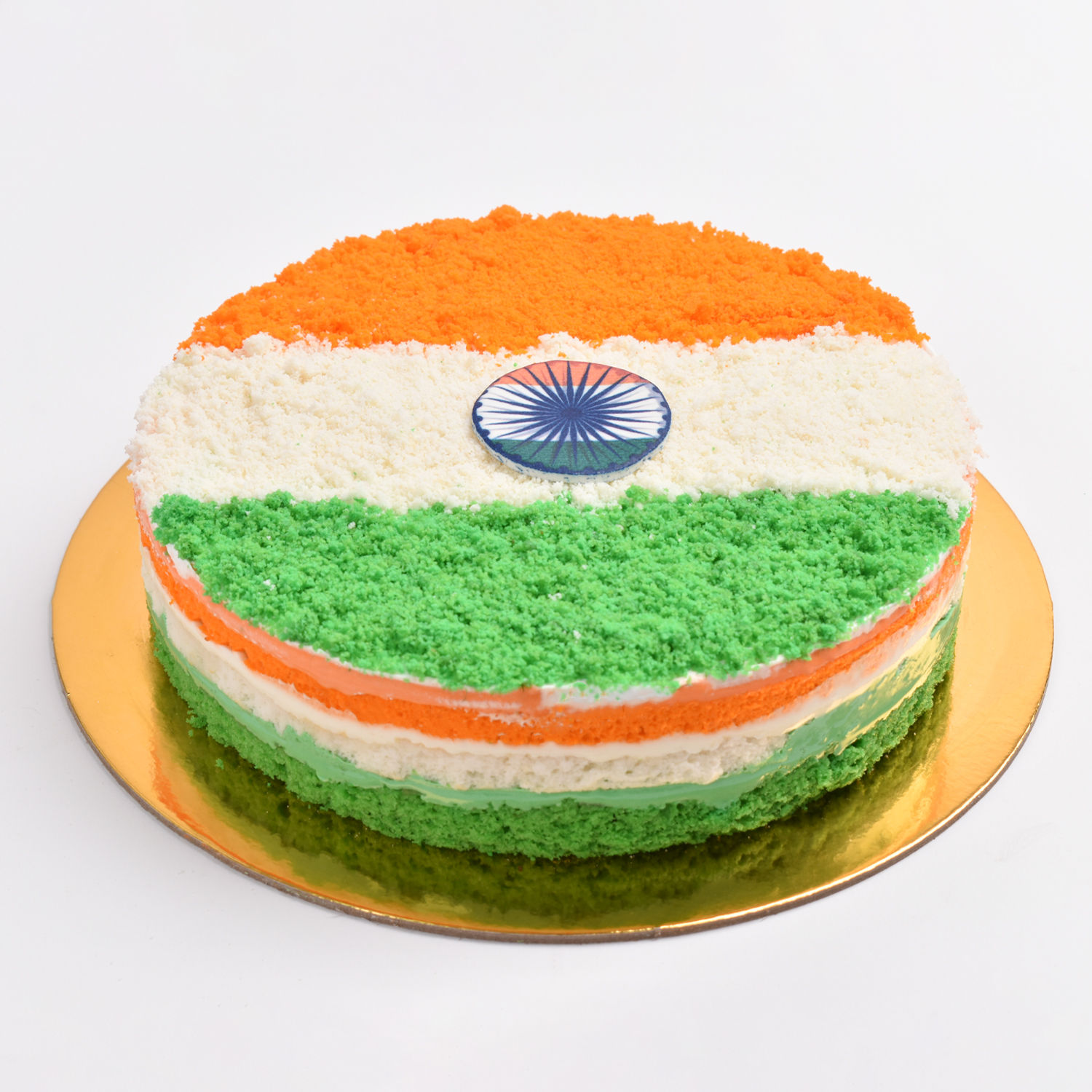 Order Indian Flag Cake 8 Portions Online | Same-Day Delivery UAE - Fnp.ae