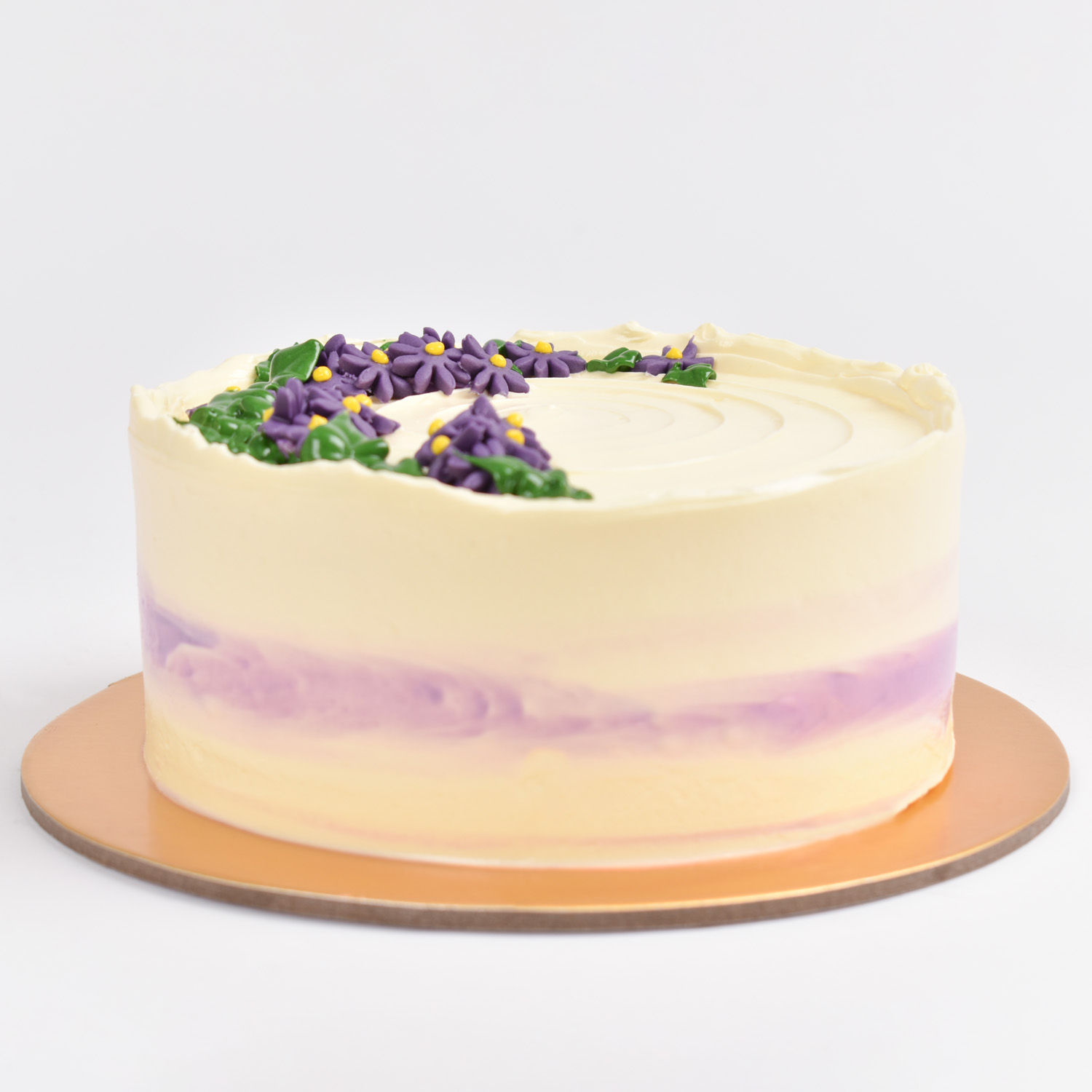 Order Purple Aster Flowers Chocolate Cake Half Kg Online | Same-Day Delivery UAE - Fnp.ae