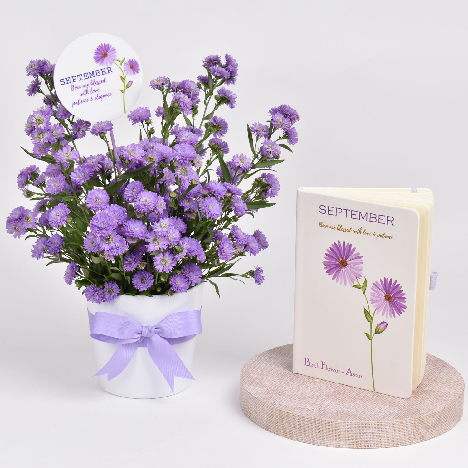 Order September Birthday Flower and Printed Diary Online | Same-Day ...