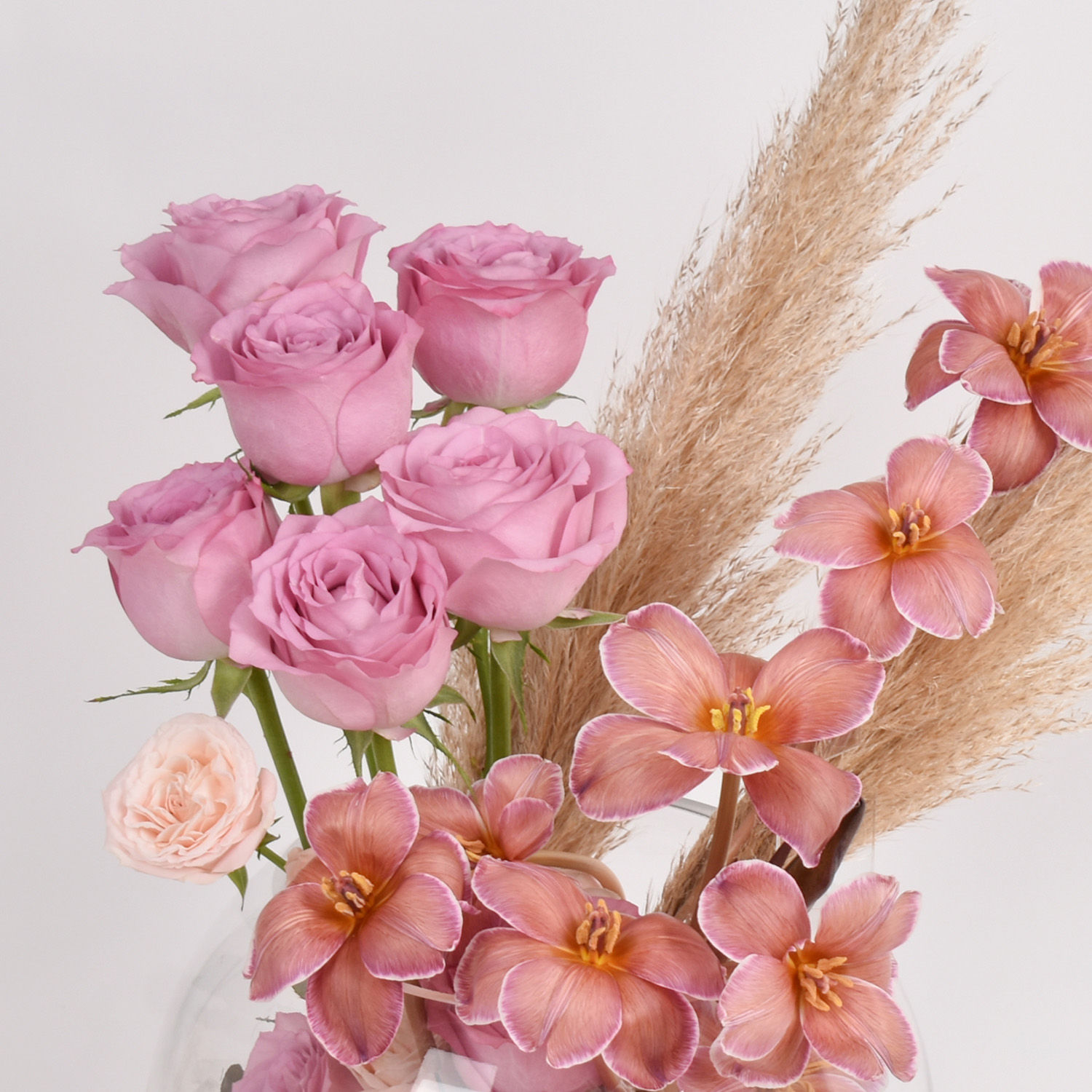 Order Tulips and Roses in Fish Bowl Online | Same-Day Delivery UAE - Fnp.ae
