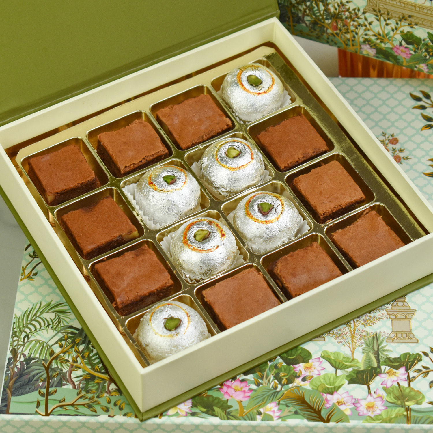 Order Kaju Peda and Brownies Bites Small Box Online | Same-Day Delivery ...