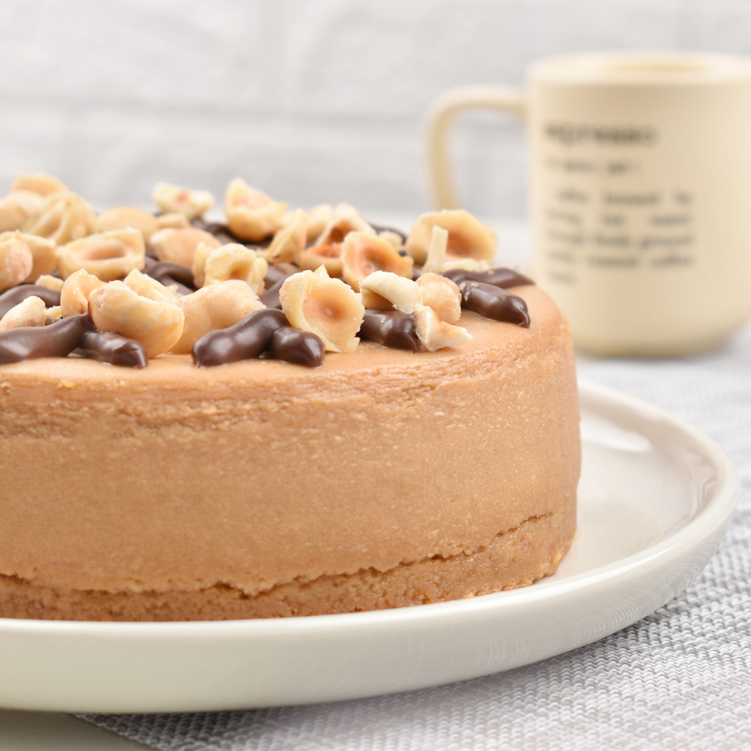 Order Hazelnut Baked Cheese Cake 4 Portion Online | Same-Day Delivery ...
